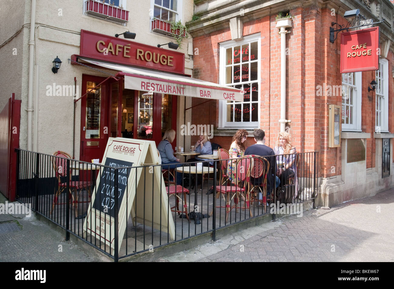 Uk cafe rouge hi-res stock photography and images - Alamy