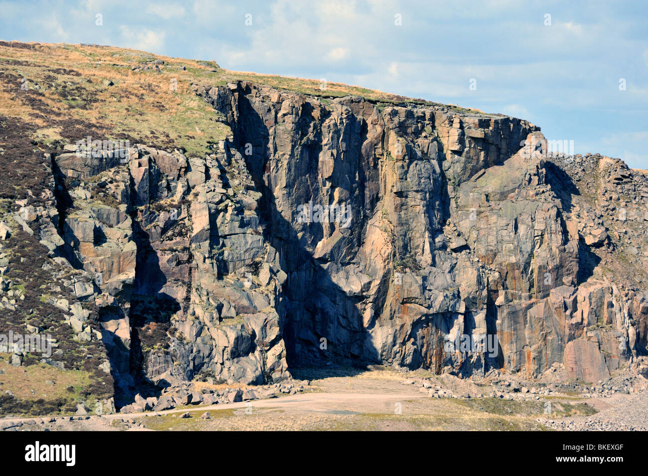 Shap Pink Granite Quarry. Shap, Cumbria, England, United Kingdom ...