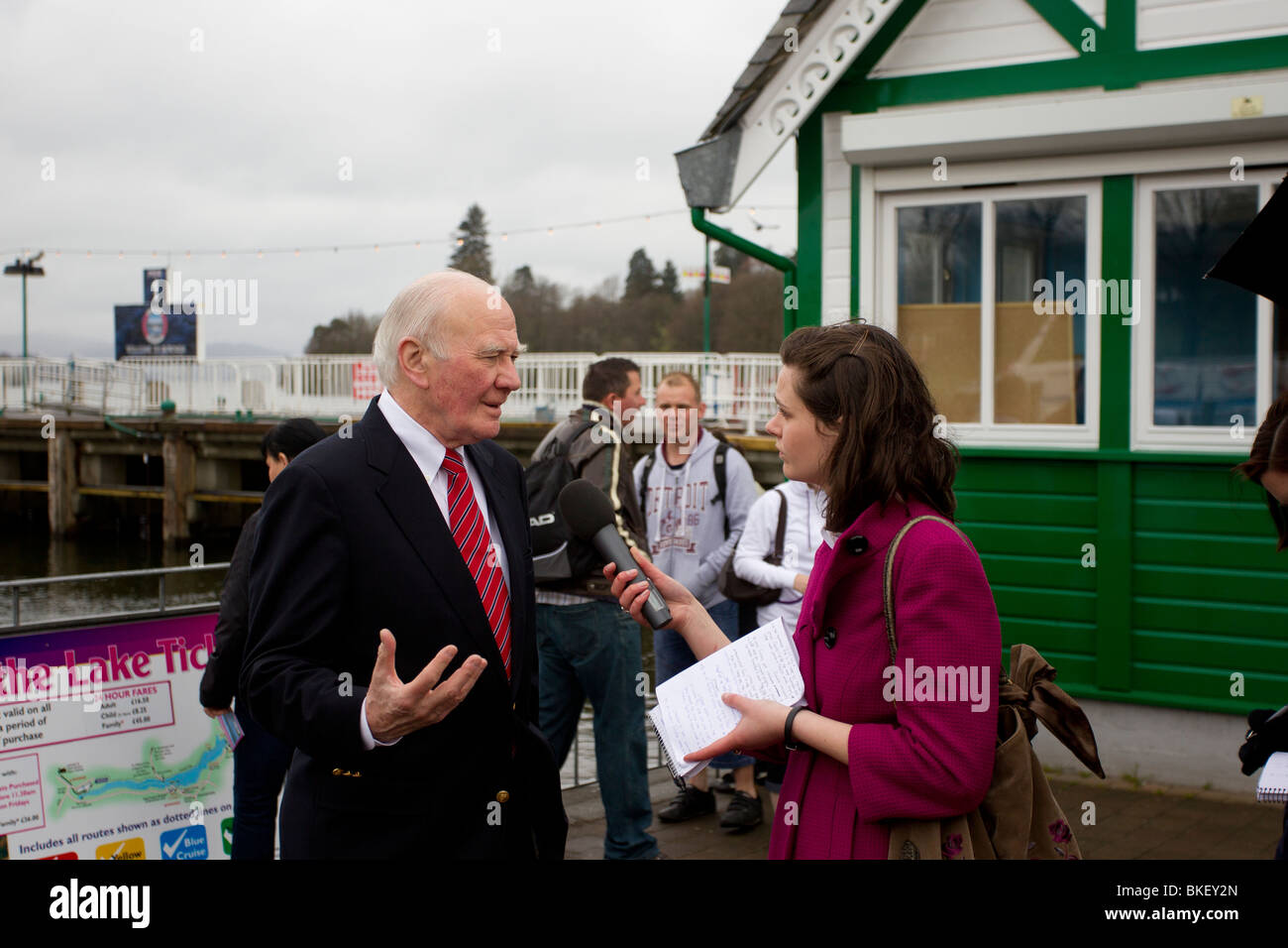 NUMBER ONE: Sir Menzies (Ming) Campbell showing support for Liberal ...