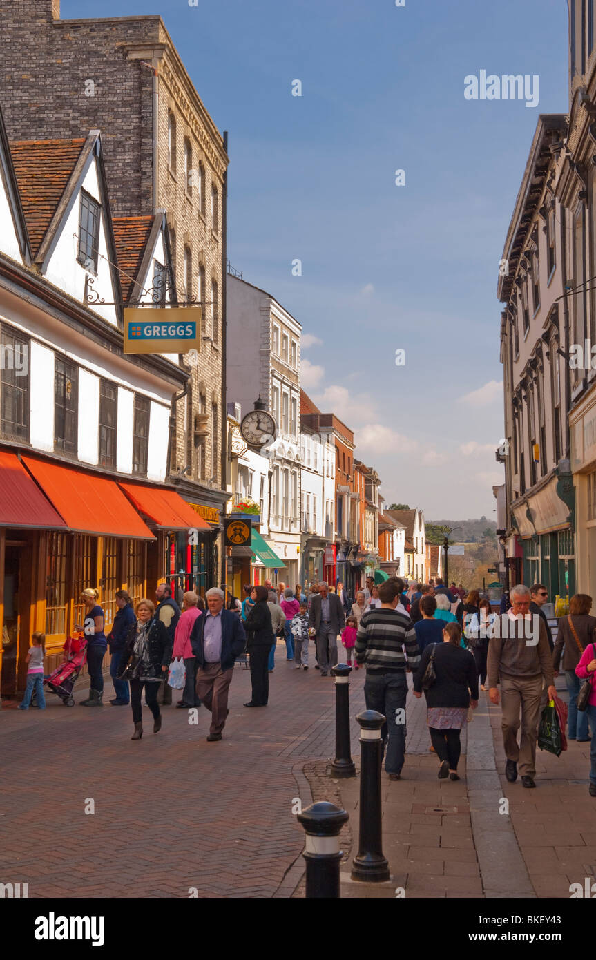 Shops in abbeygate street bury st edmunds hi-res stock photography and ...