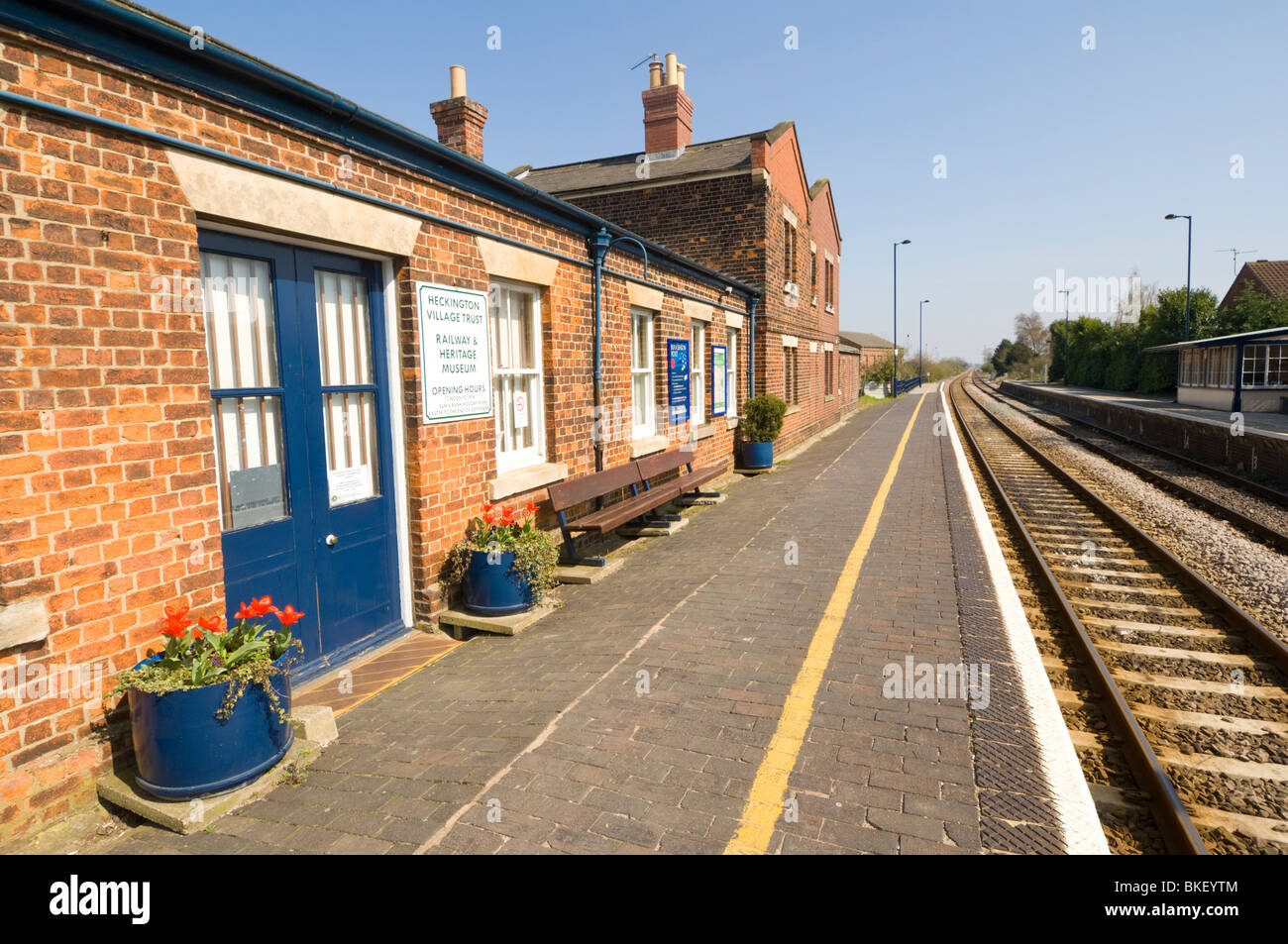 Heckington Railway Station Lincolnshire UK Stock Photo - Alamy