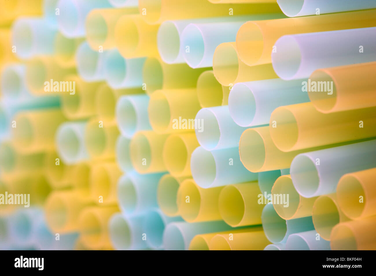 Drinking straws, plastic, flexible, different colors Stock Photo - Alamy