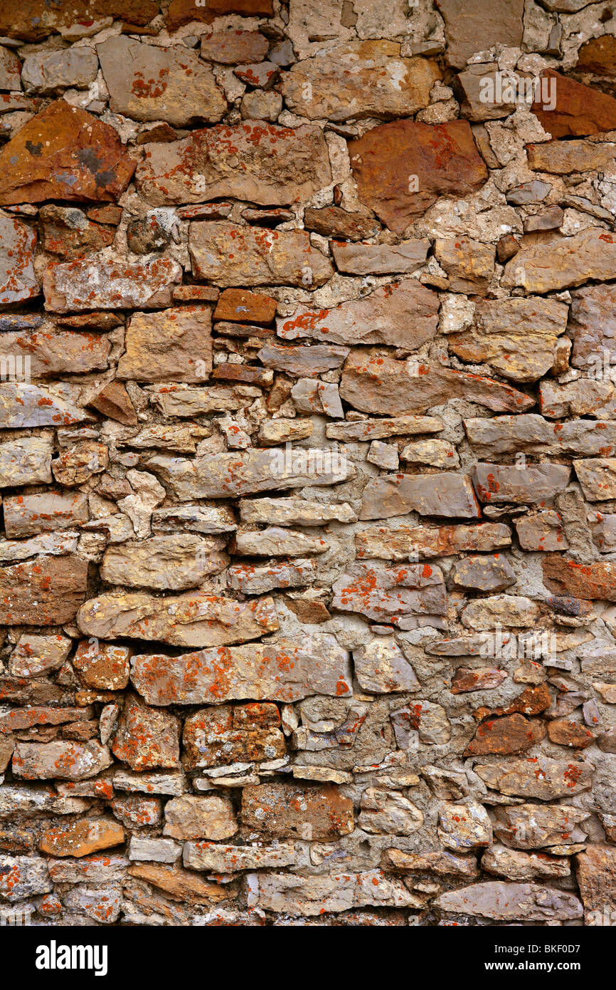 Masonry stone wall texture, old Spain ancient architecture detail Stock ...