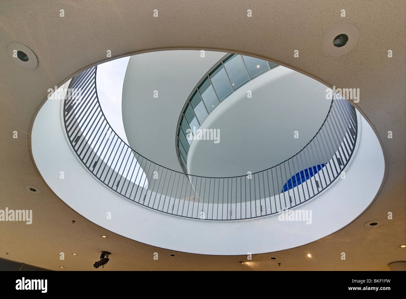 The Encounter Restaurant at LAX from below, Los Angeles International ...