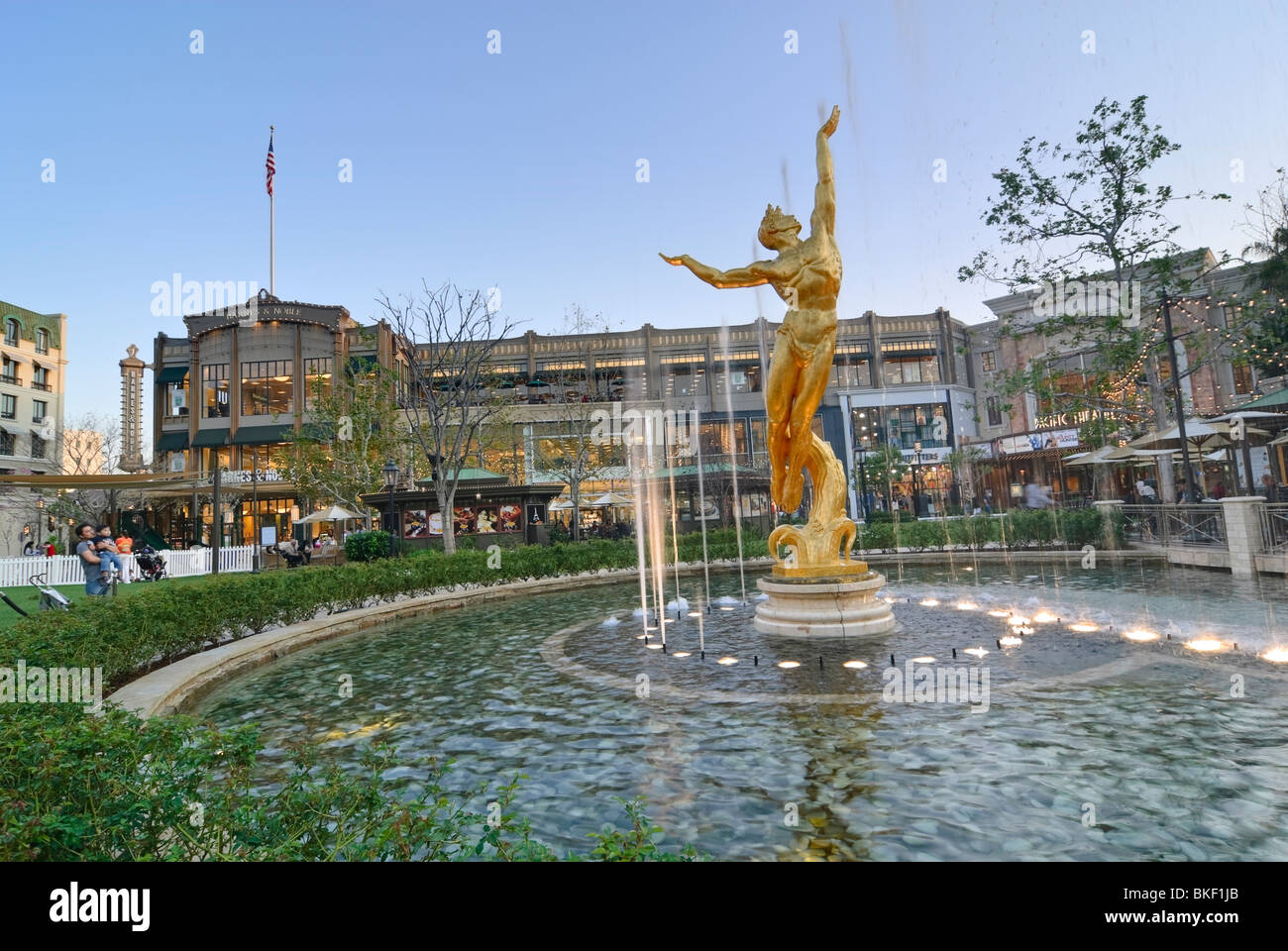 The Americana at Brand outdoor shopping mall in California Stock Photo ...