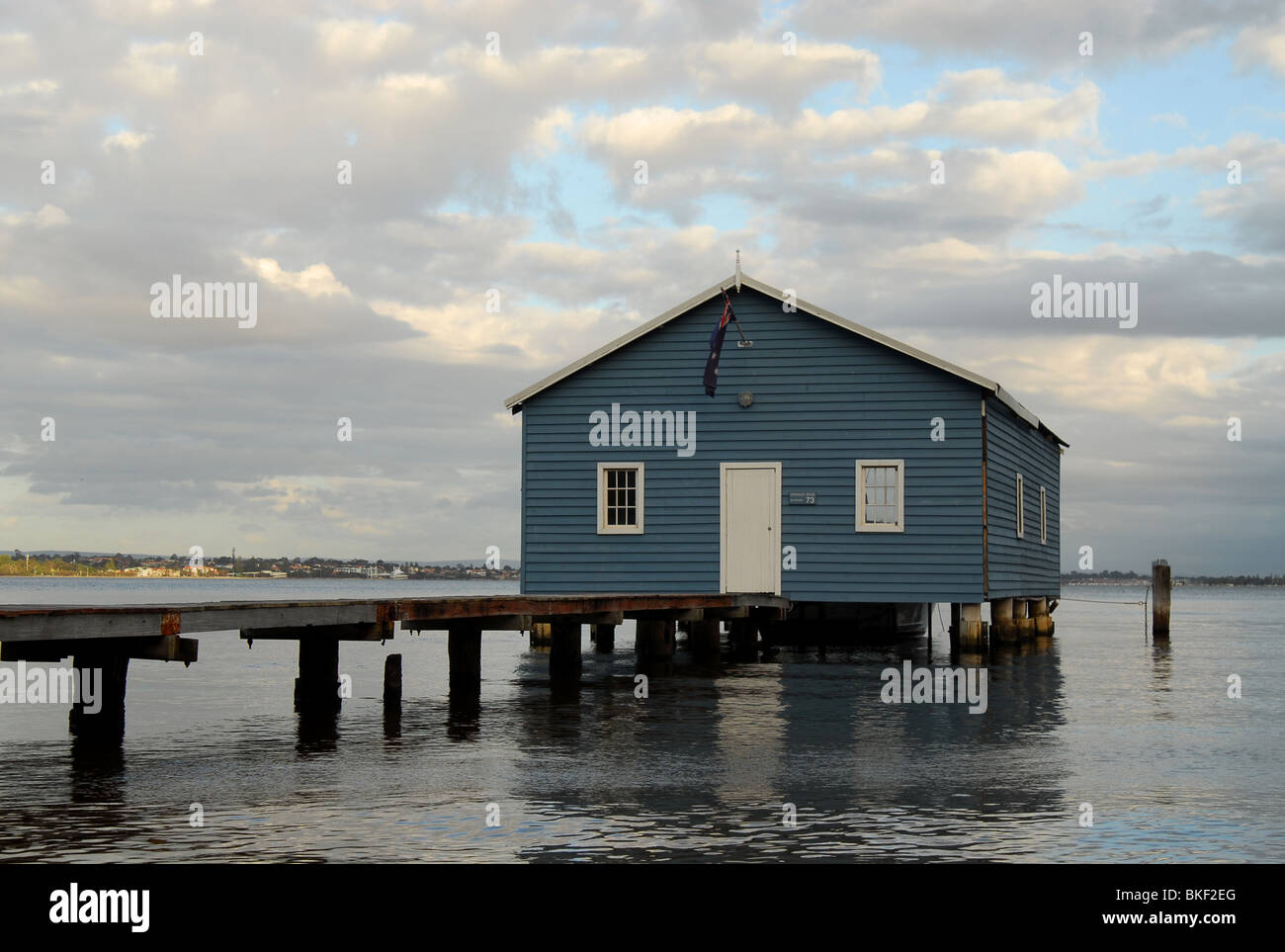 Historic Crawley Boathouse Perth Swan River Western Australia Stock ...