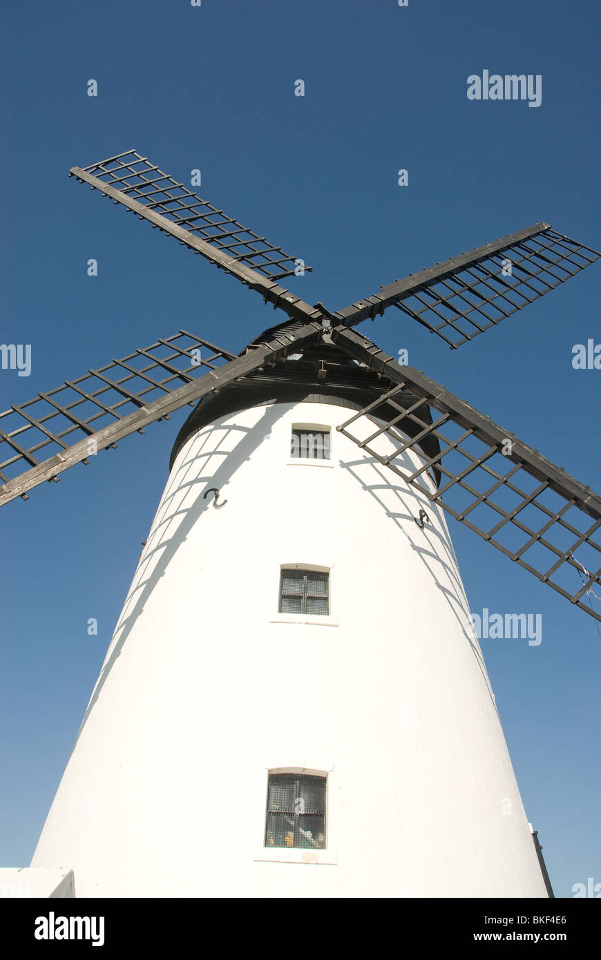 Old windmill with sails hi-res stock photography and images - Alamy