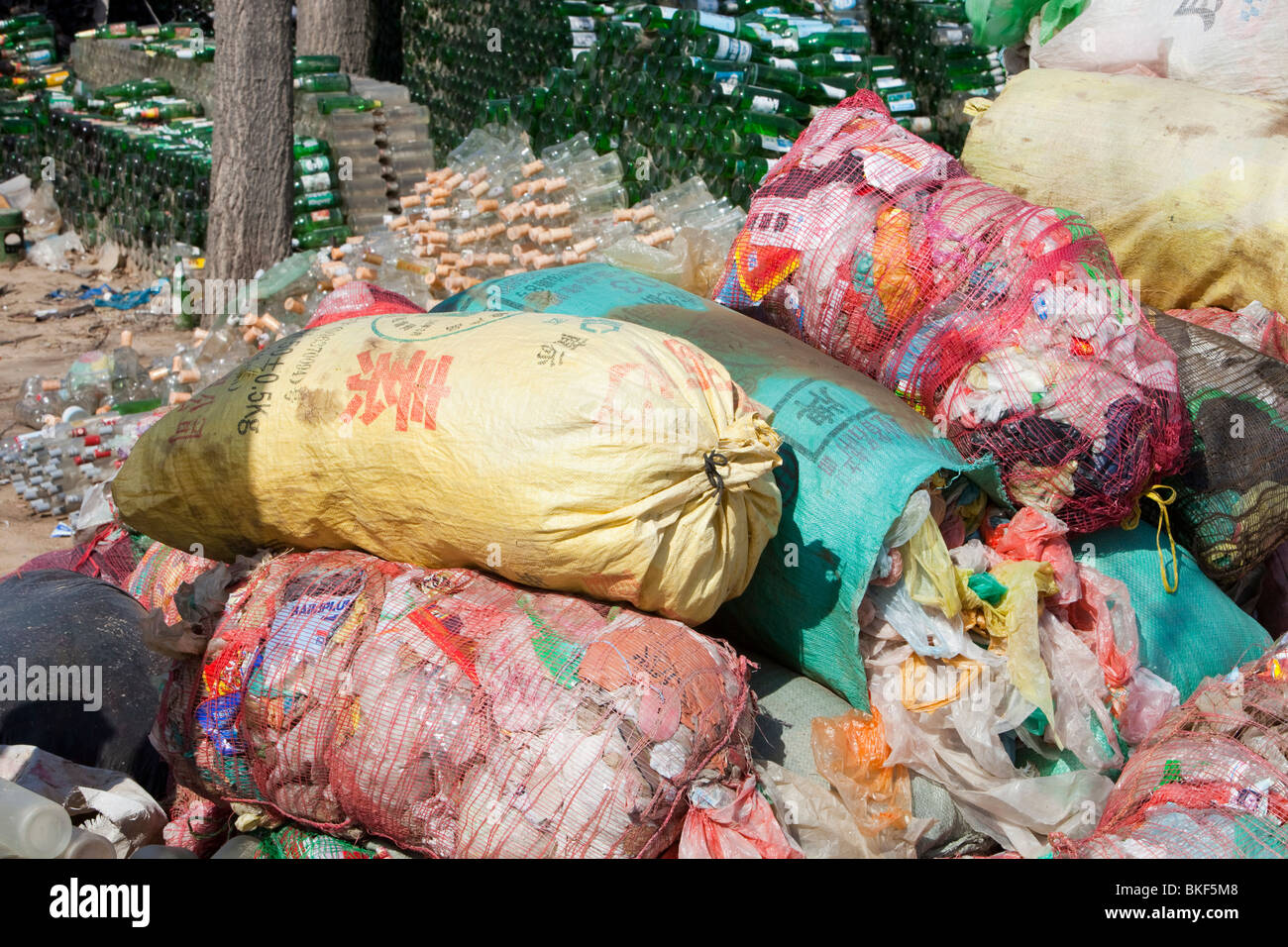 Plastic bottle recycling china hi-res stock photography and images - Alamy