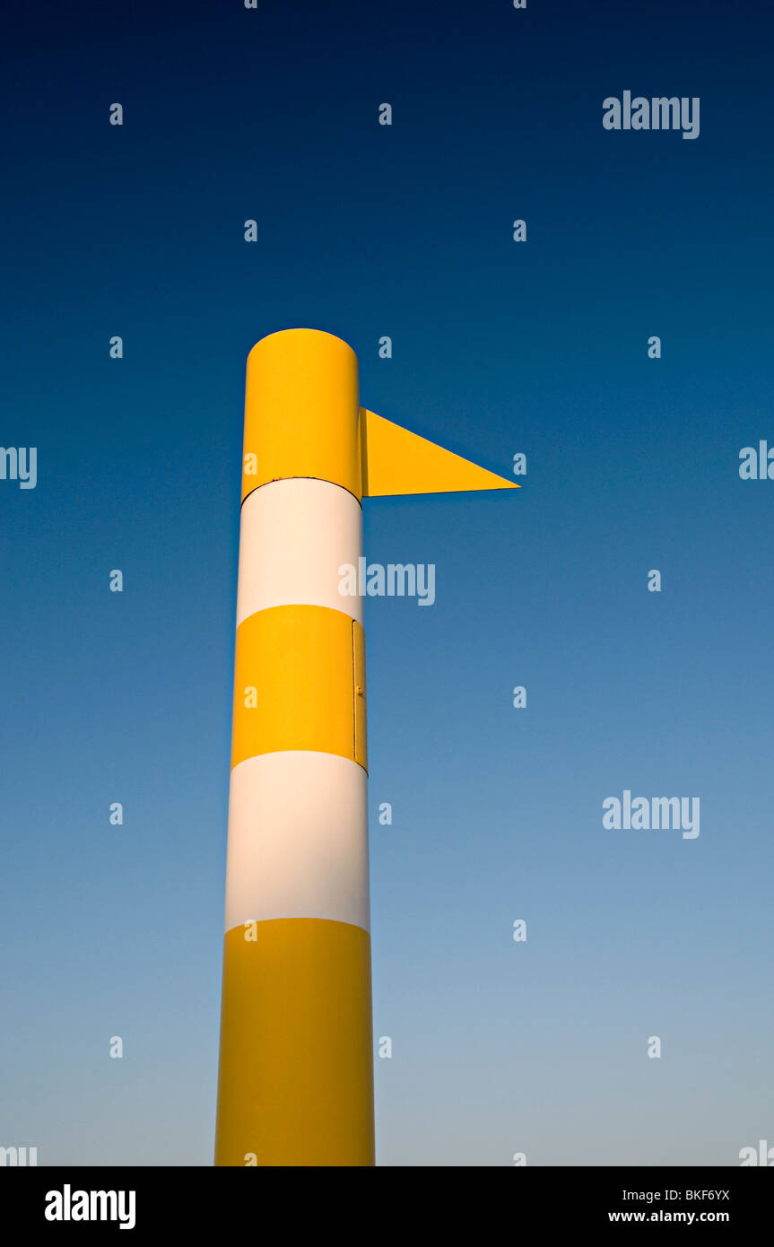 Barcelona beach marker Stock Photo - Alamy