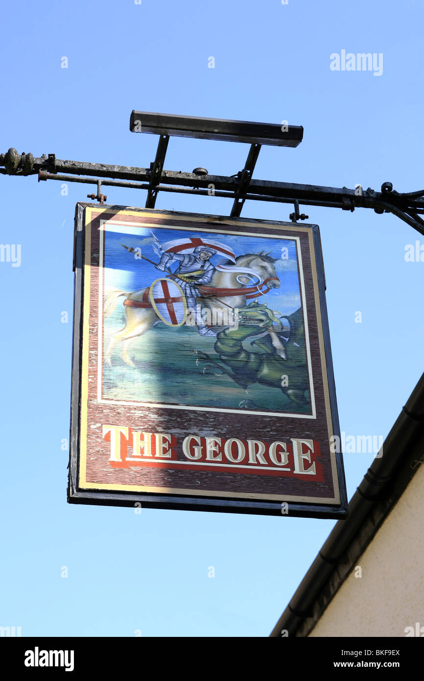 Advertising advert sign signpost placard hanging hi-res stock ...