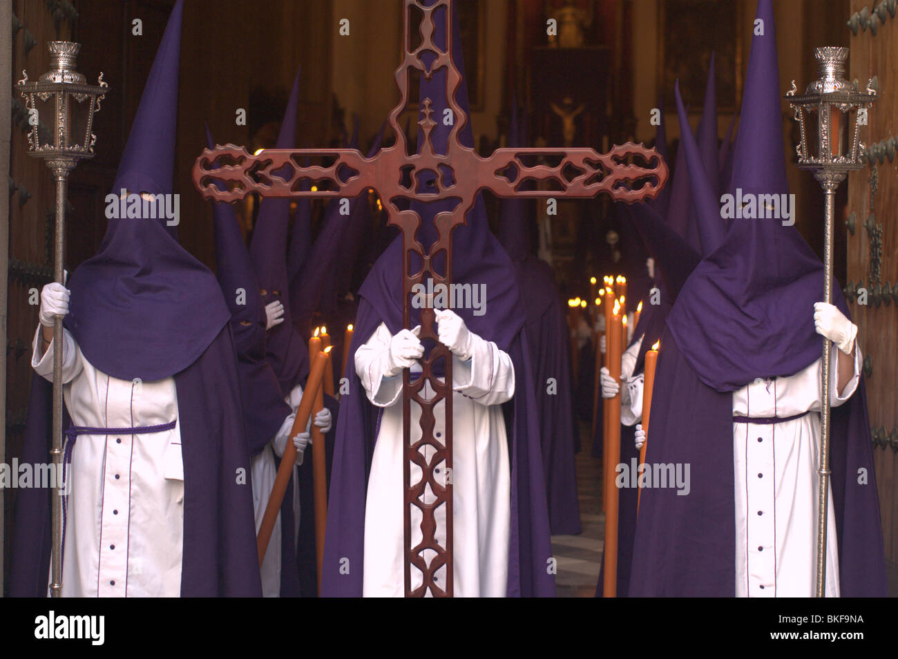Holy week procession Stock Photo - Alamy