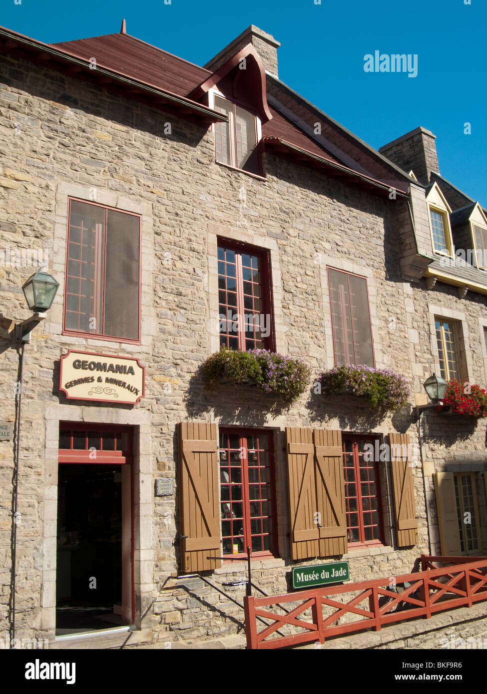 Geomania in Place Royale, Quebec City Canada Stock Photo - Alamy