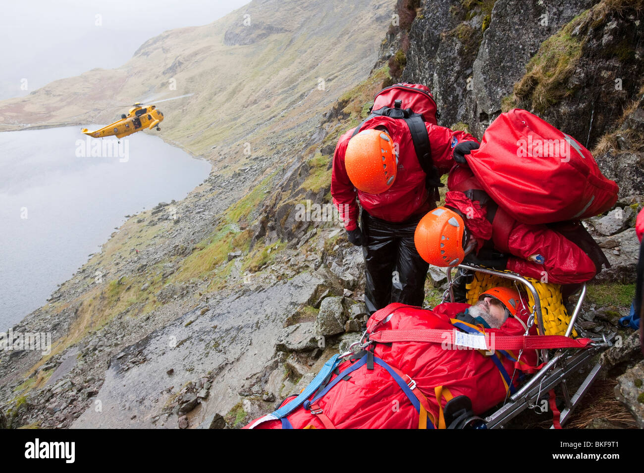 A walker with a compound leg fracture is treated by Langdale/Ambleside ...