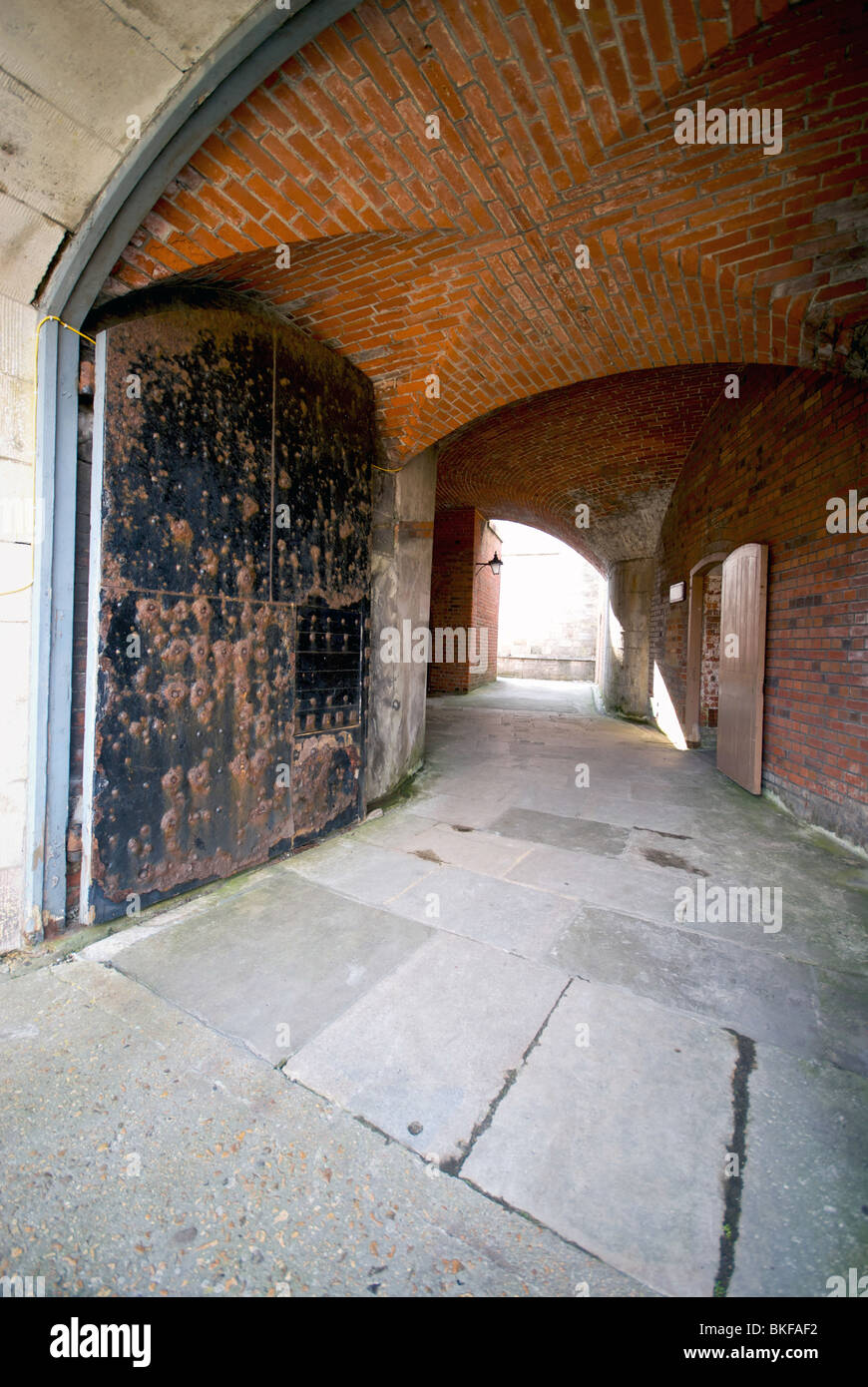 Hurst Castle Fort Hampshire UK National Trust Tudor Fort Stock Photo ...