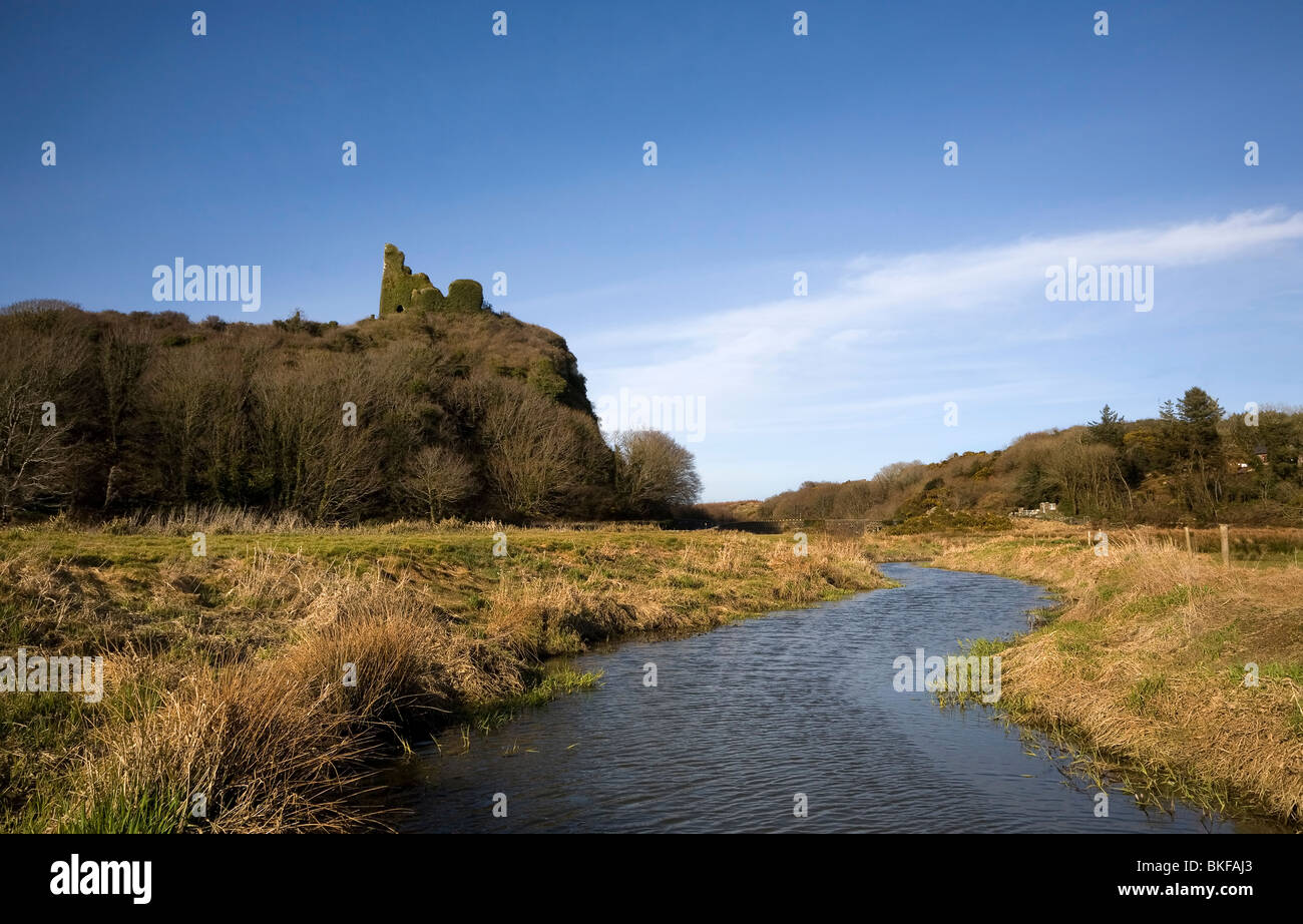 13th Century Ruined Dunhill Castle, Sacked by Cromwell in the 17th ...