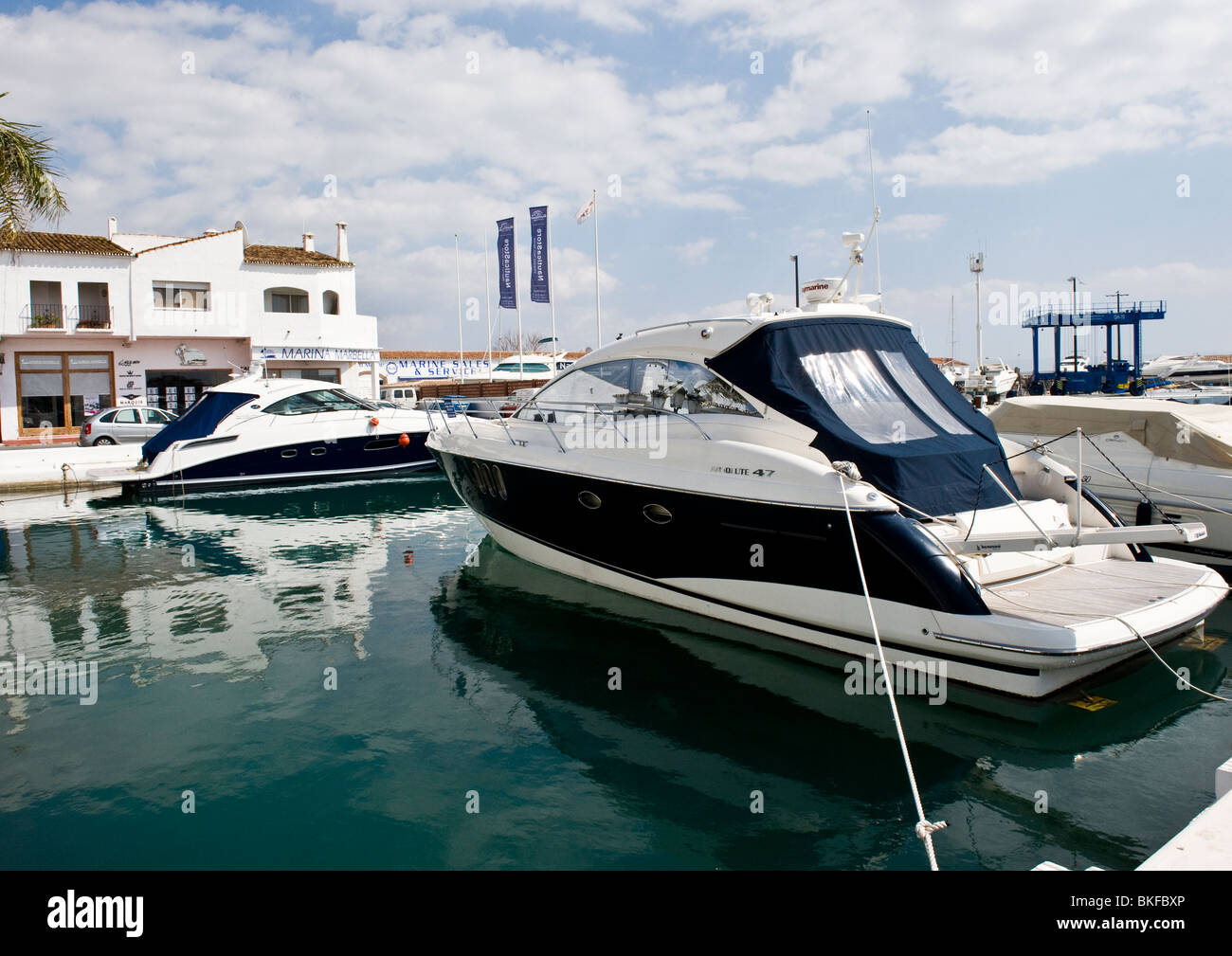 Lovely designer yachts belonging to world's wealthy people anchored in ...