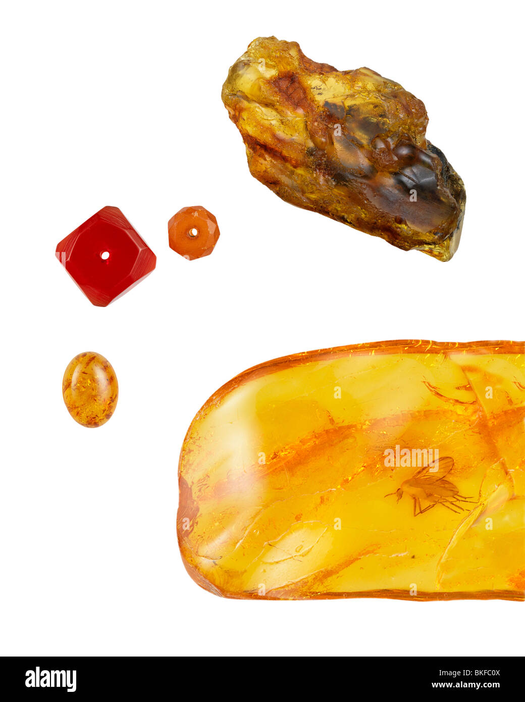Amber minerals Cut Out Stock Images & Pictures - Alamy