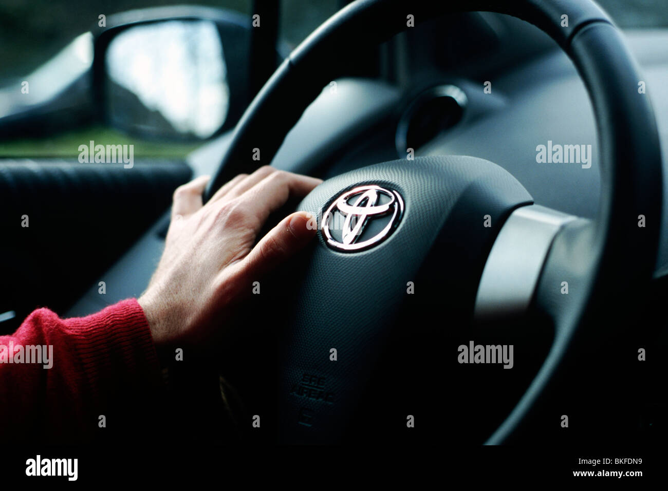 Toyota steering wheel hi-res stock photography and images - Alamy