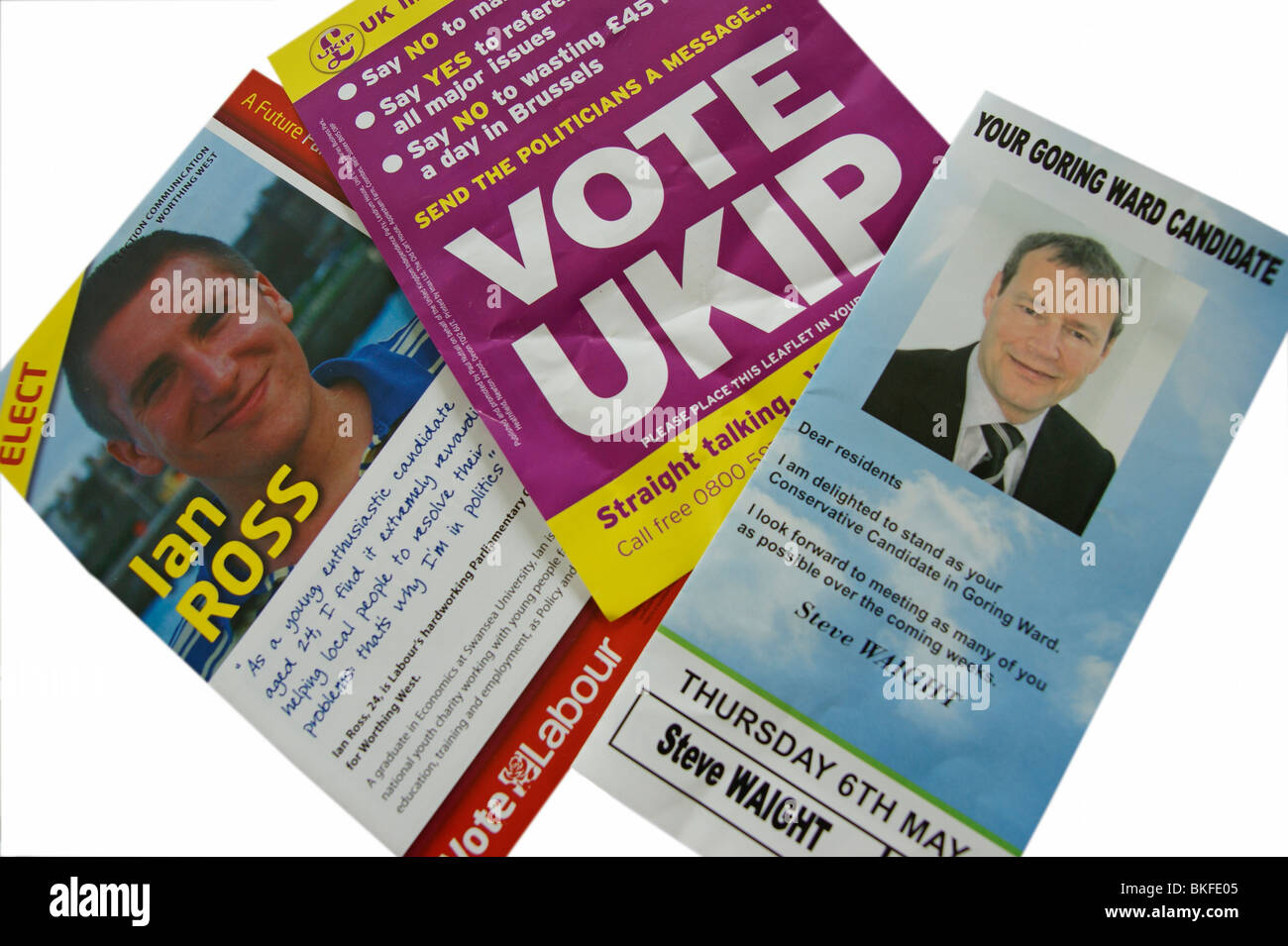 Political leaflets hi-res stock photography and images - Alamy