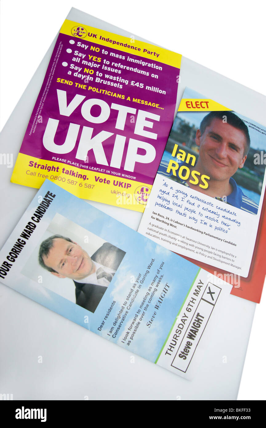 Political leaflets hi-res stock photography and images - Alamy