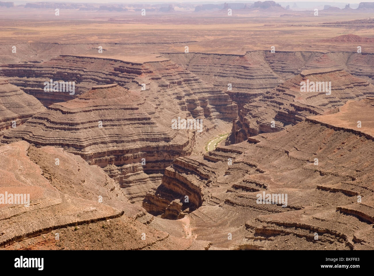 Canyons Showing The Layers Of Erosion Stock Photo - Alamy