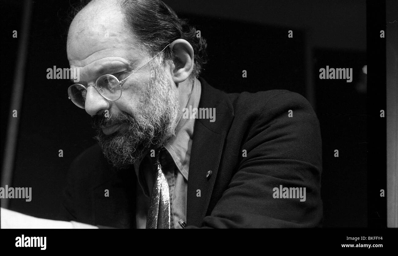 Writer and poet allen ginsberg Black and White Stock Photos & Images ...