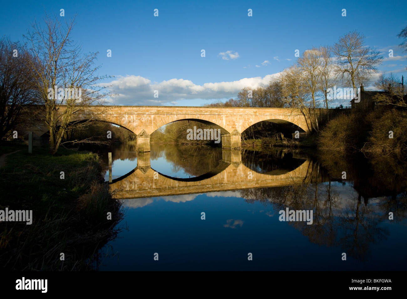 Bellingham Tyne Bridge Northumberland national park england uk Stock ...