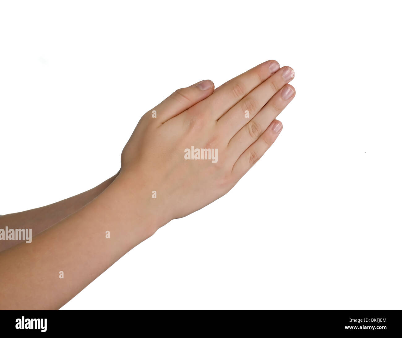 Two hand of child is making various shape Stock Photo - Alamy