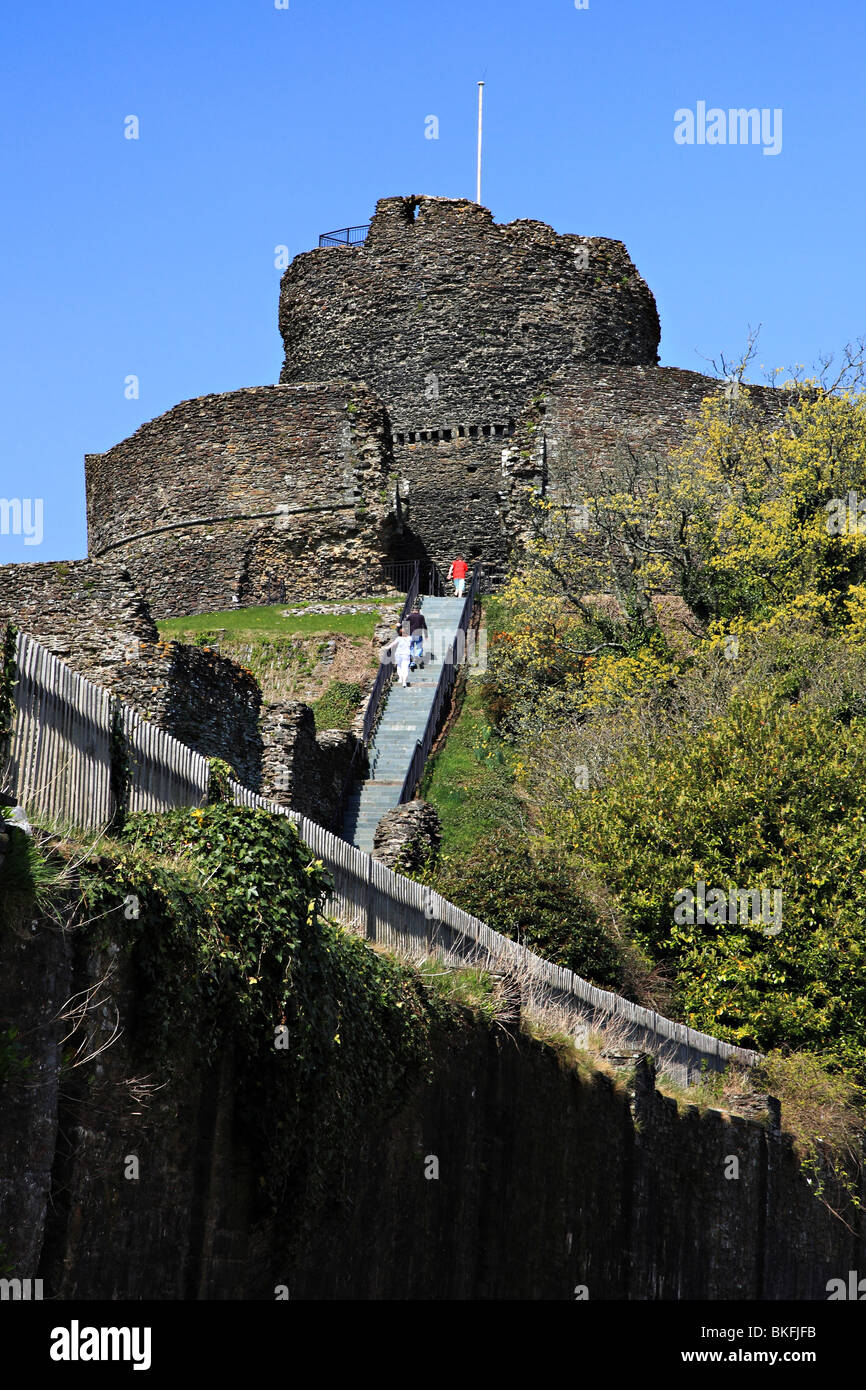 Launceston Castle Cornwall England Stock Photo - Alamy