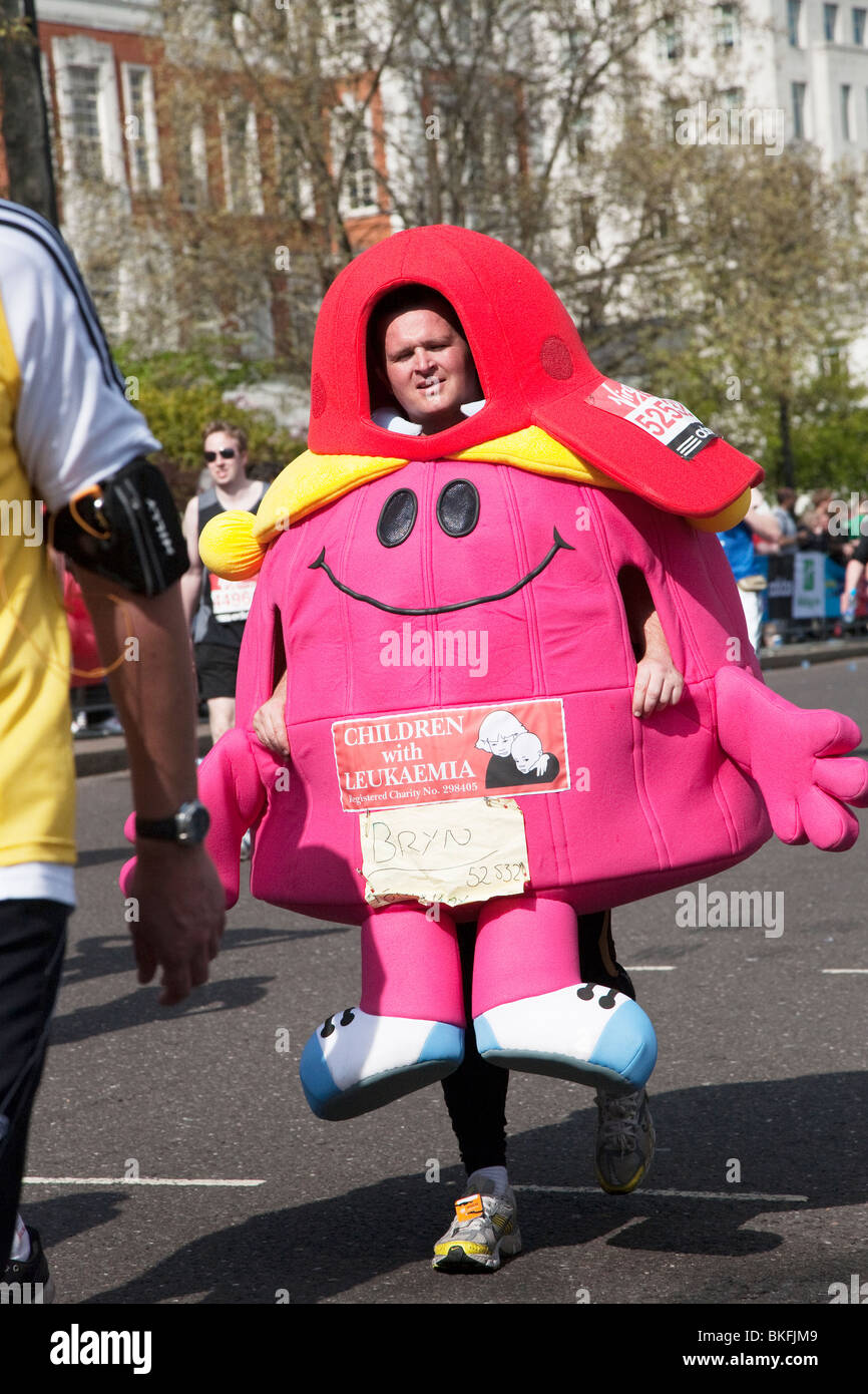 Mr man at the London Marathon 2010 Stock Photo - Alamy