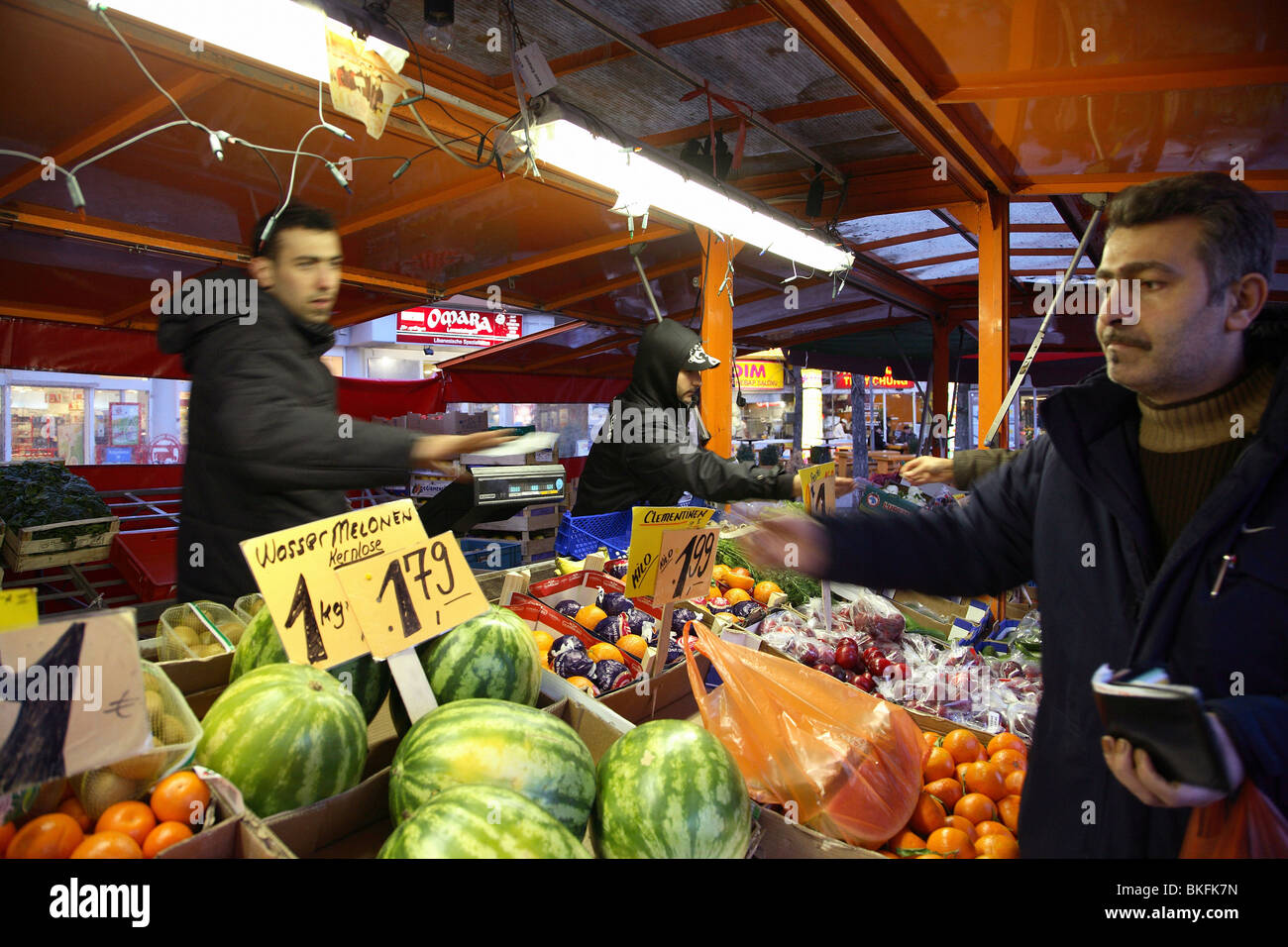 Street market, Berlin, Germany Stock Photo - Alamy