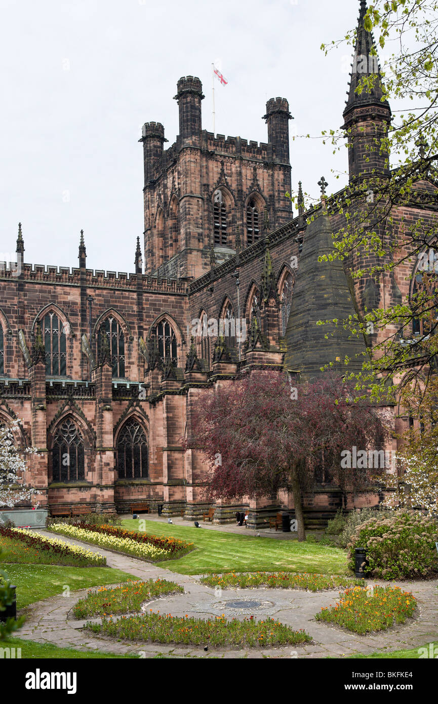 The Cathedral, Chester, Cheshire, England, UK Stock Photo - Alamy