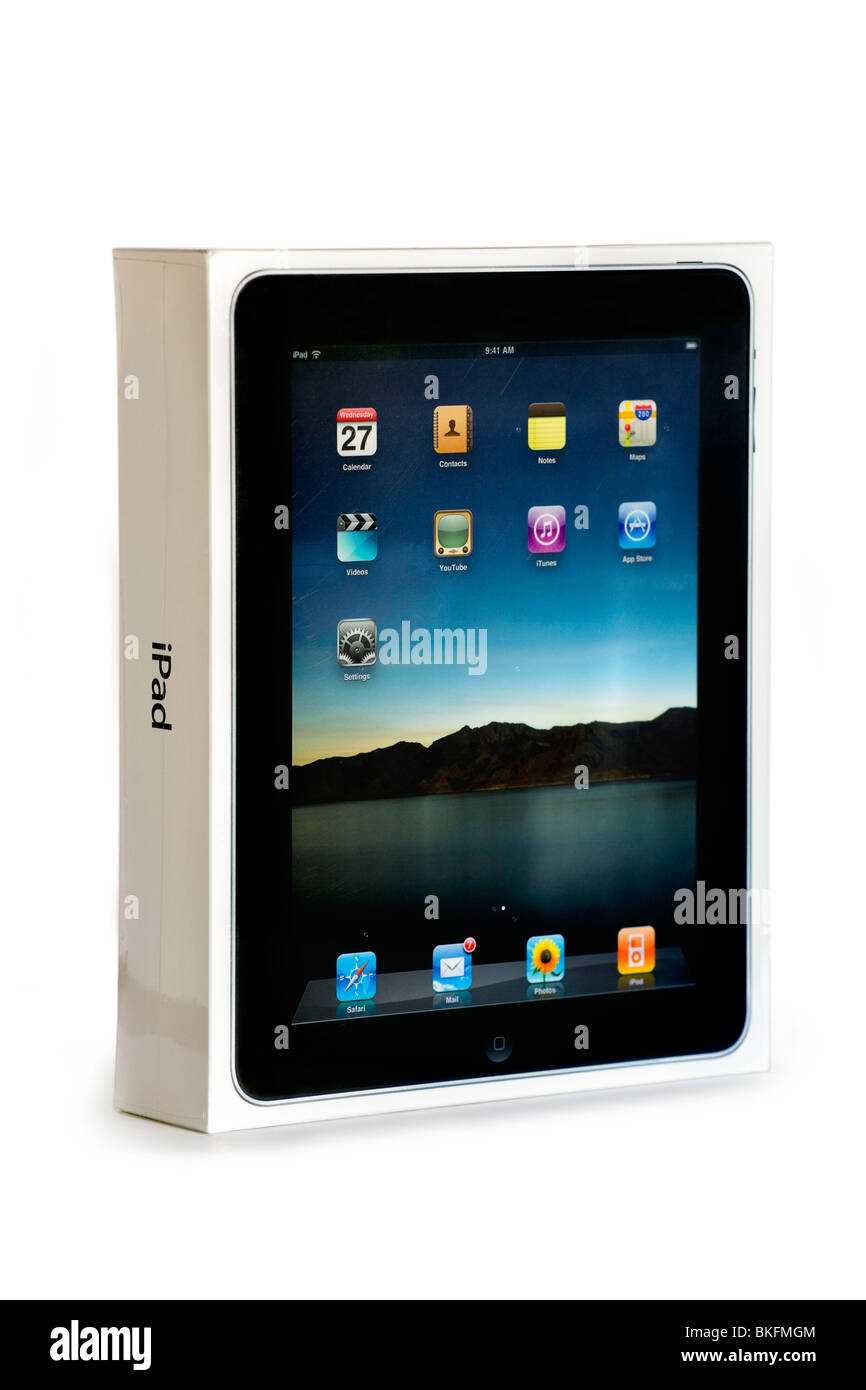 A packaged apple ipad Stock Photo - Alamy