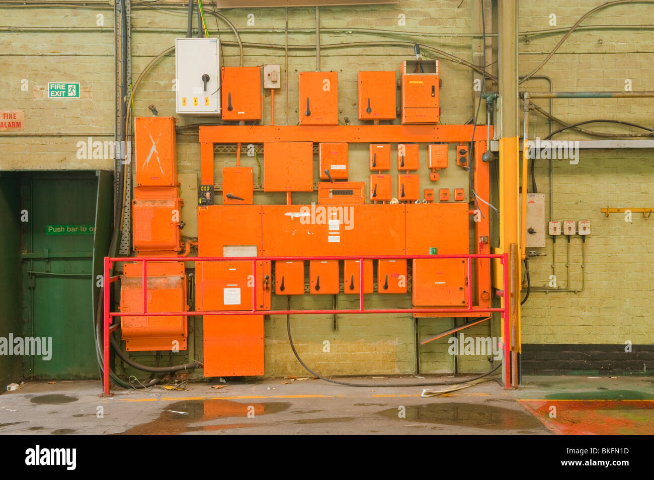 Electrical distribution switchgear in big factory Stock Photo - Alamy