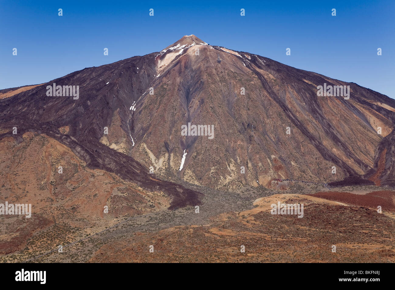View of Teide from Guajara Stock Photo - Alamy