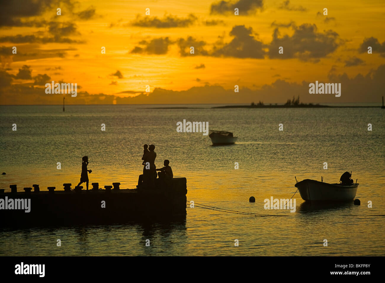 LAGOON, PORT MATHURIN, RODRIGUES ISLAND, MAURITIUS REPUBLIC Stock Photo ...