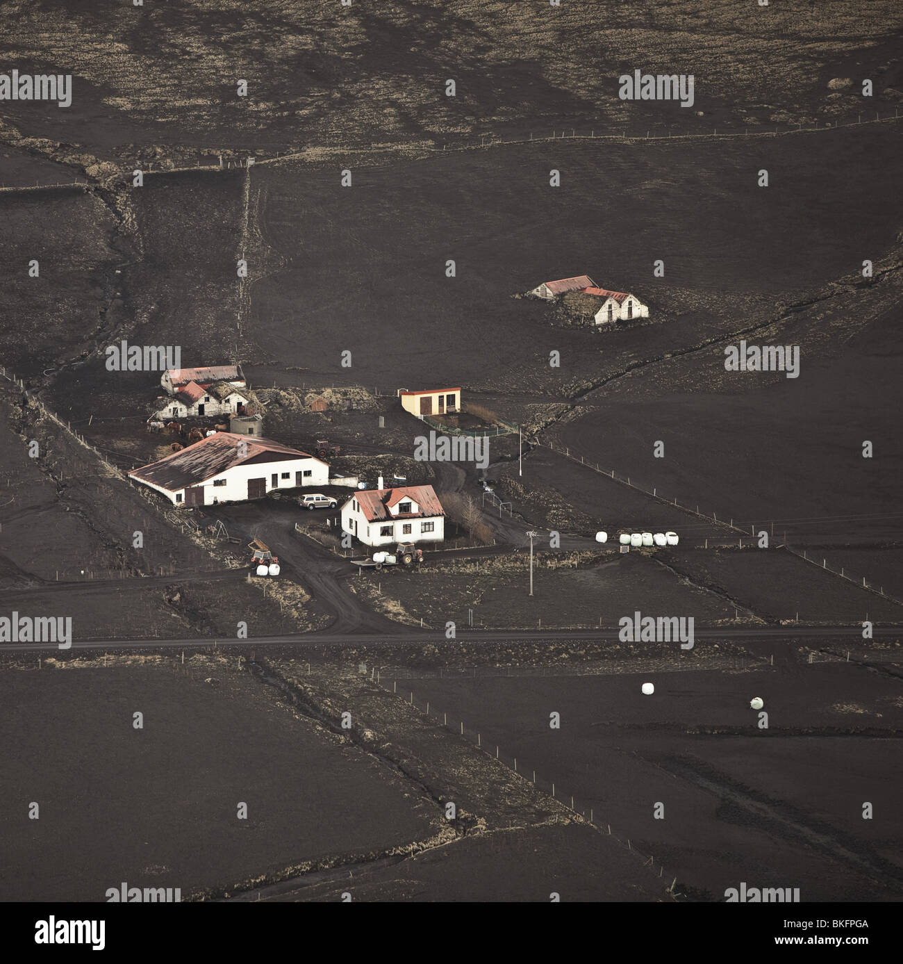 Iceland eruption 2010 aerial hi-res stock photography and images - Alamy