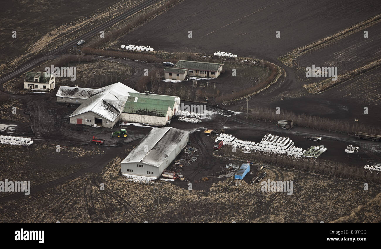 Iceland eruption 2010 aerial hi-res stock photography and images - Alamy