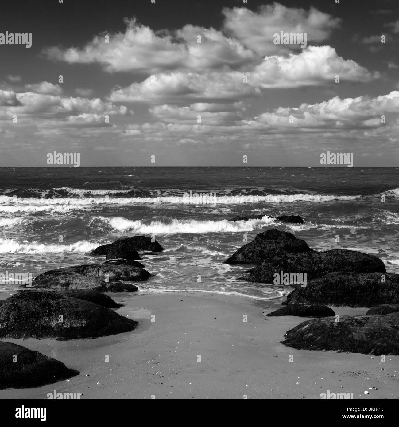 Rocks into the Sea Stock Photo - Alamy