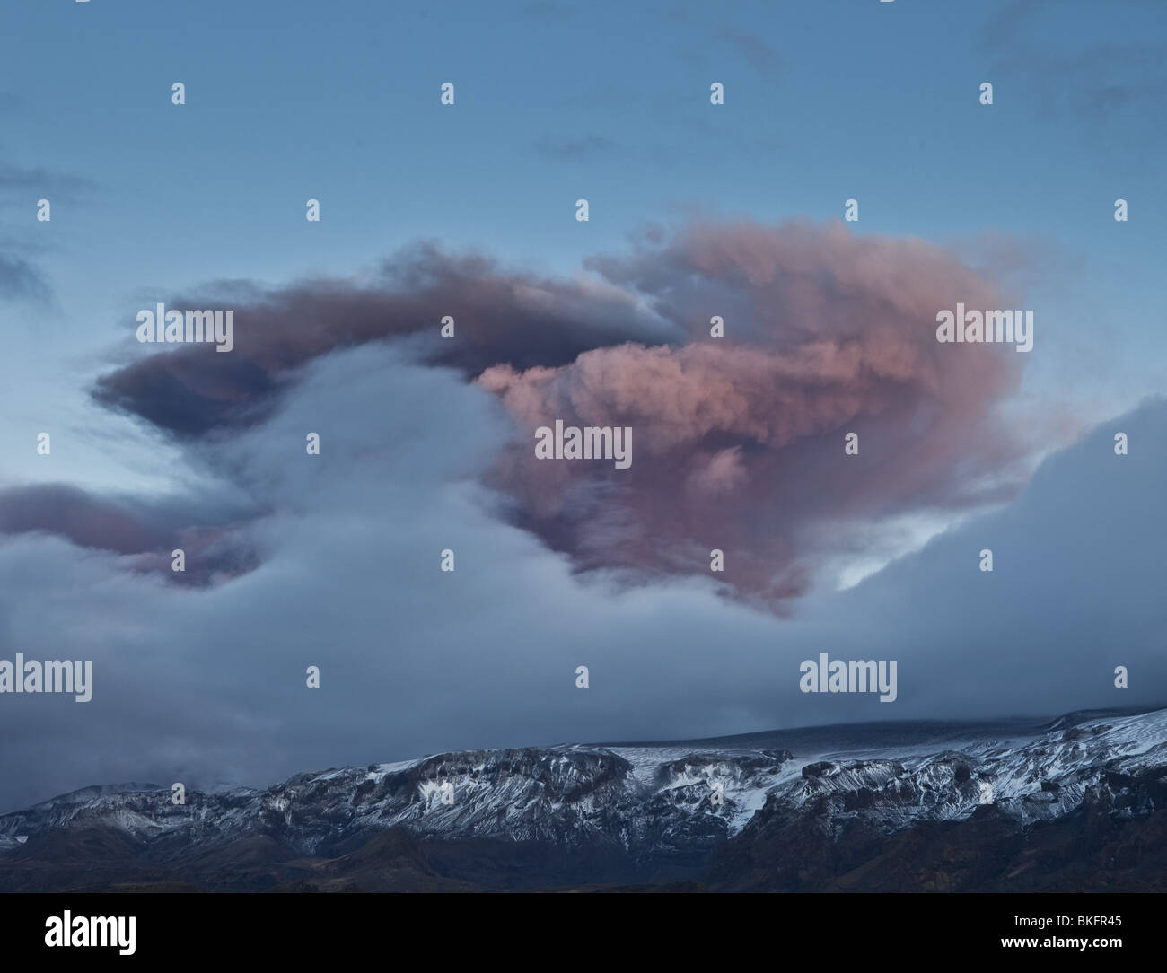 Volcanic Ash Cloud from Eyjafjallajokull Volcano Eruption, Iceland ...