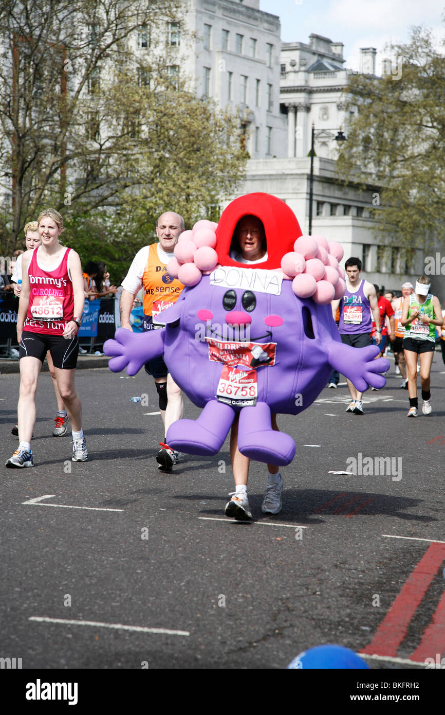 London Marathon 2010 Mr man Stock Photo - Alamy