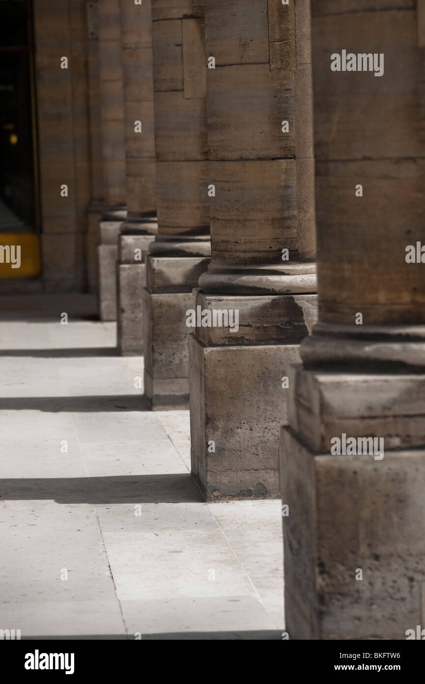 Architectural Detail, Columns, Urban Park, "Jardin du Palais Royale ...