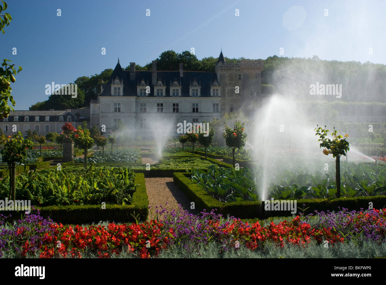 Villandry castle hi-res stock photography and images - Alamy