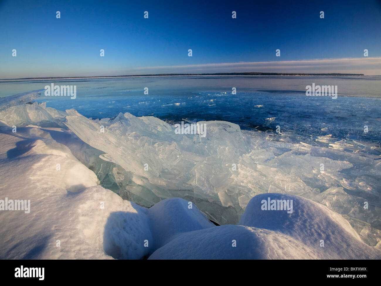 Lake Superior in Winter Stock Photo - Alamy