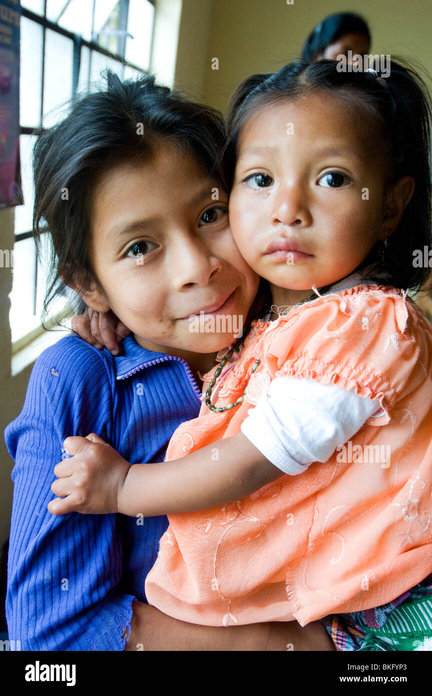 Guatemalan Children , Solola department Stock Photo - Alamy