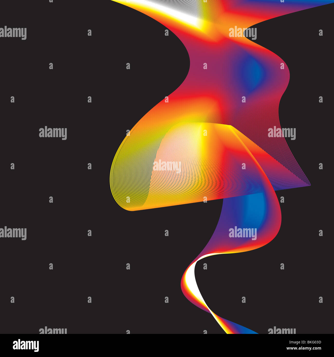 Bright rainbow wave abstract background with room to add text Stock ...