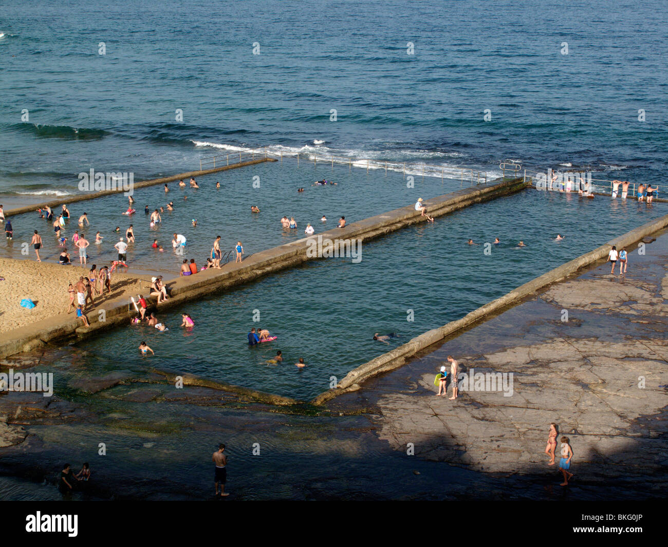 Saltwater swimming pools at Austinmer Beach in AUstinmer, New South ...