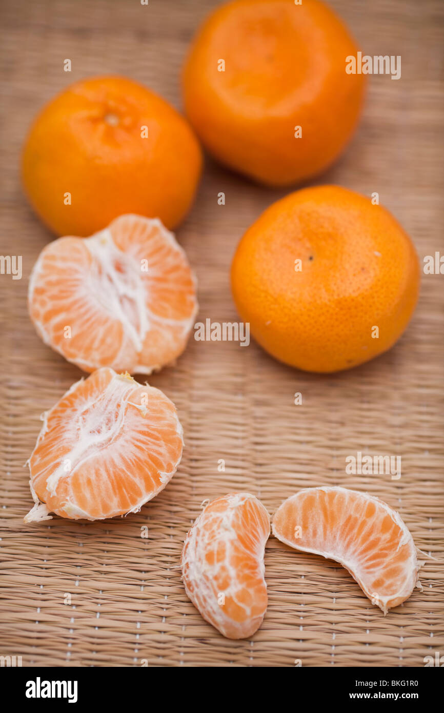 Mandarin pieces hi-res stock photography and images - Alamy