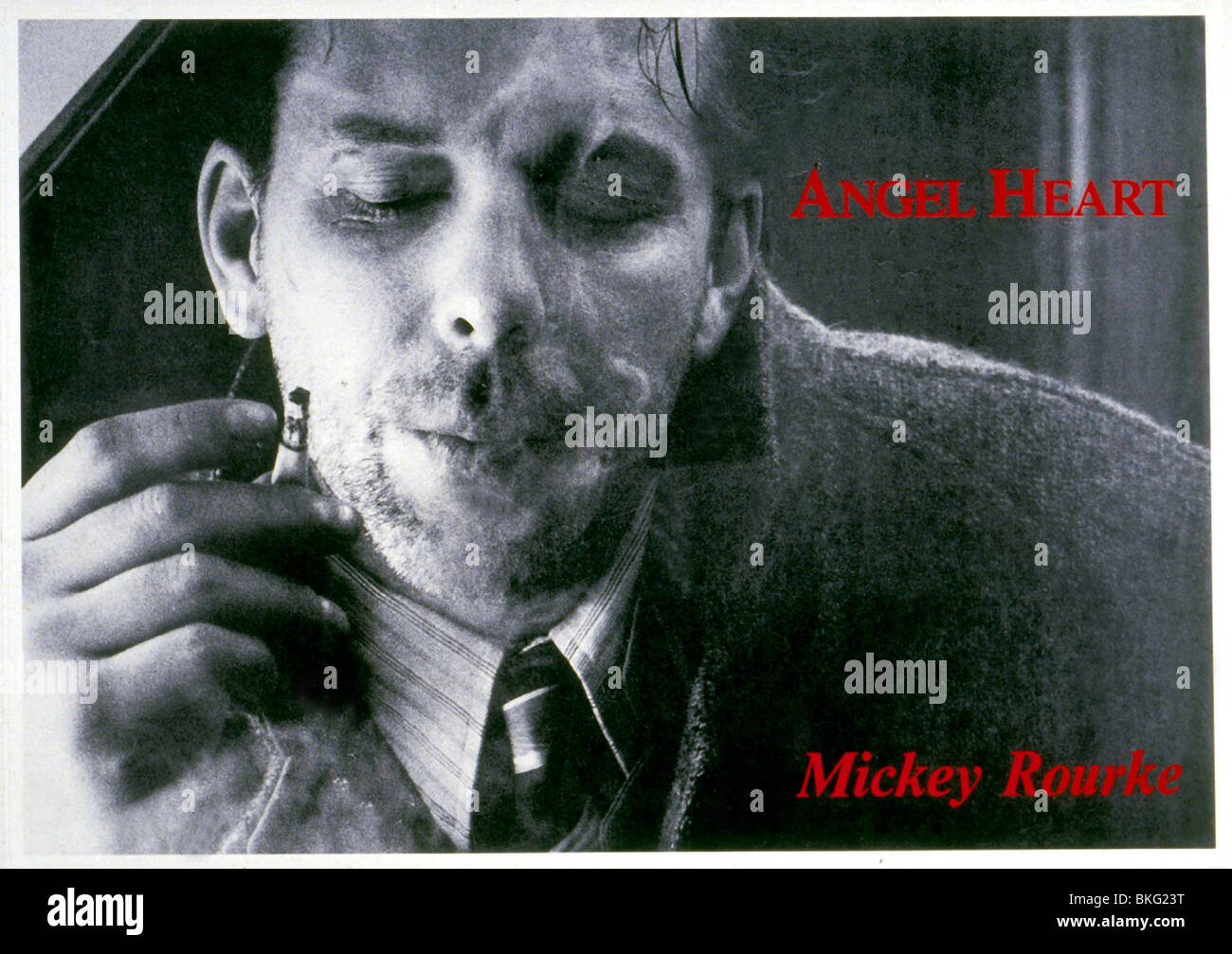 ANGEL HEART (1987) POSTER MICKEY ROURKE AGH 018 Stock Photo - Alamy