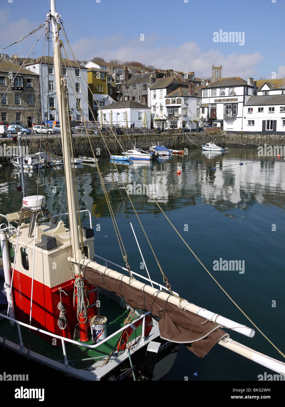 Falmouth Cornwall Uk Stock Photo - Alamy